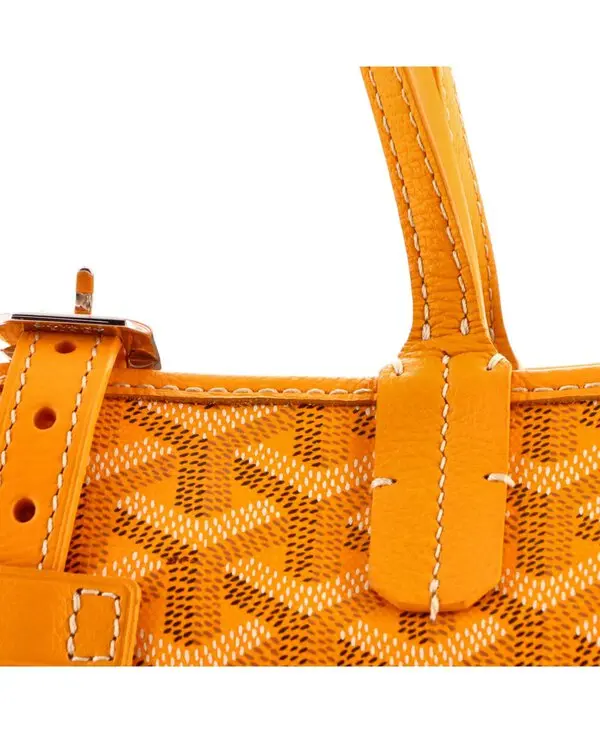 Goyard Chien Gris Pet Carrier Tote Coated Canvas