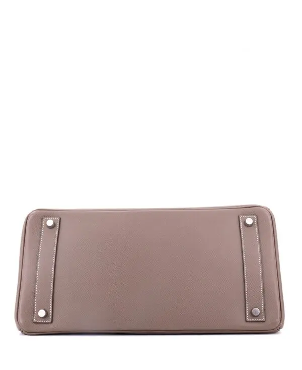 Hermès Hac 36 Epsom Leather Top Handle Tote - Etoupe