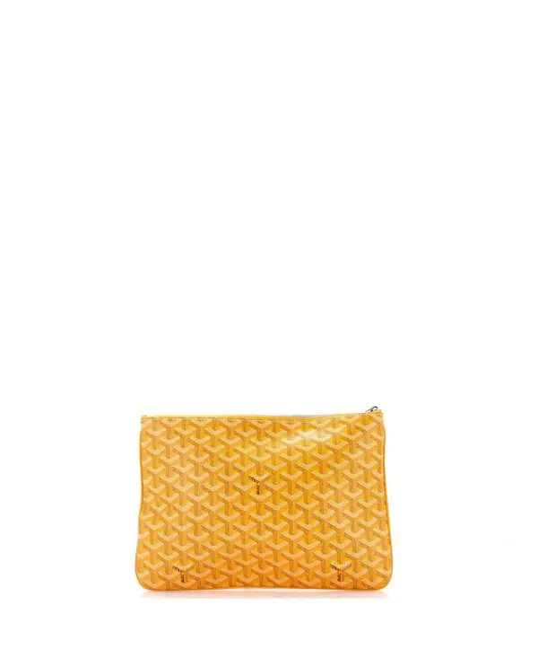 Goyard Mm Senat Zip Pouch Coated Canvas