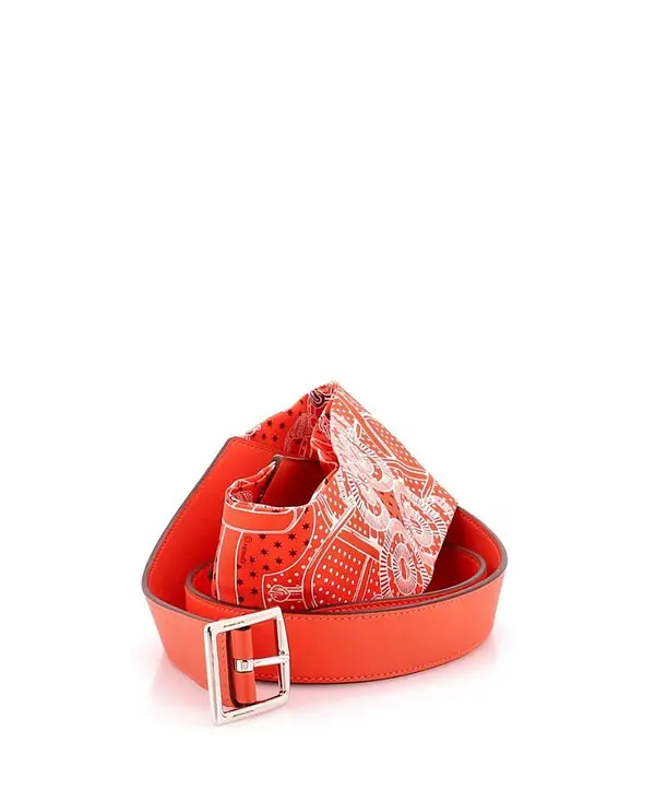 Hermès Banasilk Belt Bag Printed Silk And Leather