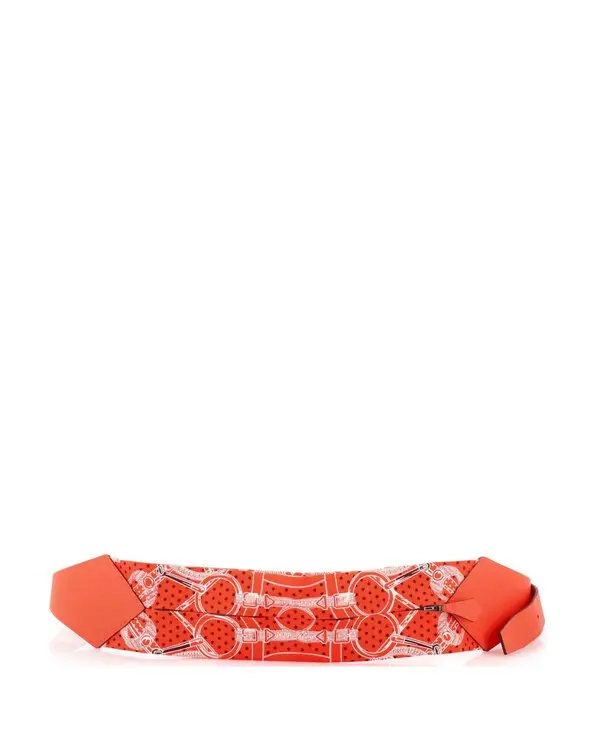 Hermès Banasilk Belt Bag Printed Silk And Leather