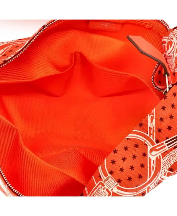 Hermès Banasilk Belt Bag Printed Silk And Leather