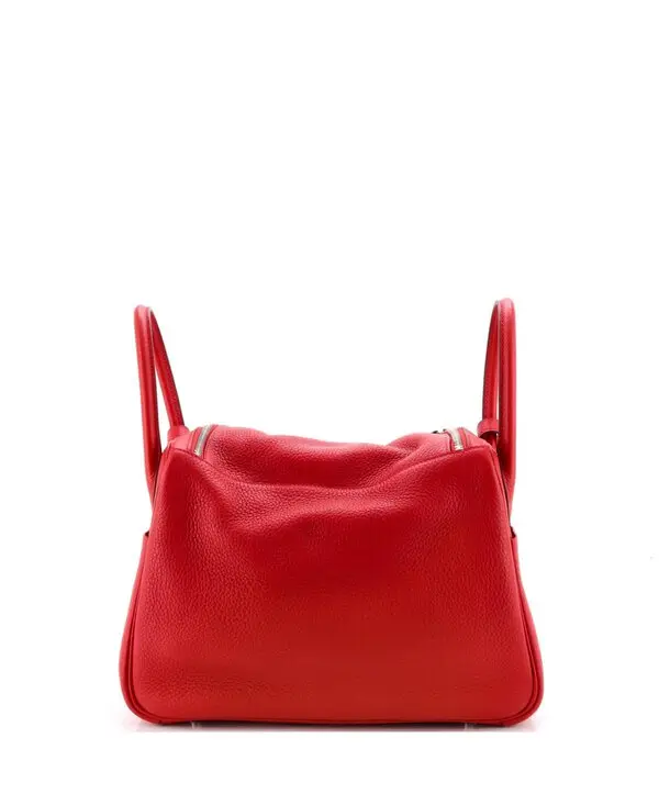 Hermès 30 Lindy Bag Clemence - Red