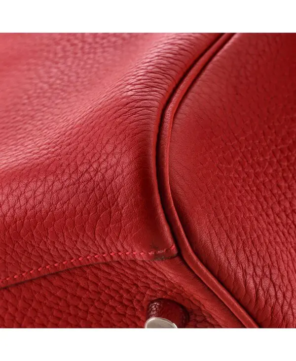 Hermès 30 Lindy Bag Clemence - Red