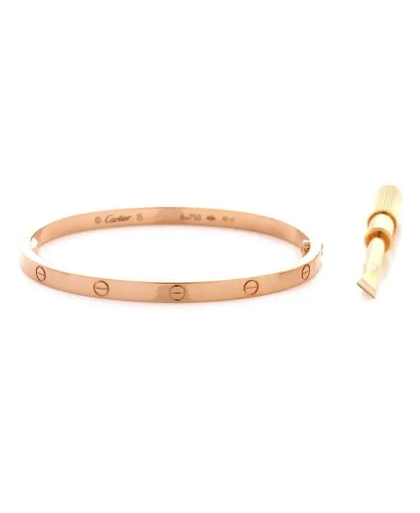 CARTIER Small Love Bracelet 18k Rose Gold