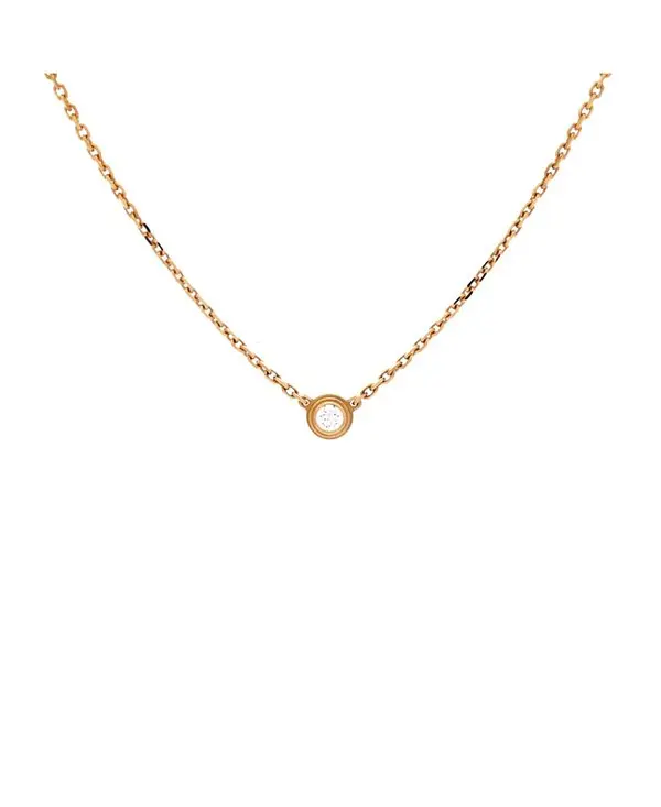 CARTIER Xs D'amour Pendant Necklace 18k And Diamond, 16 - Gold