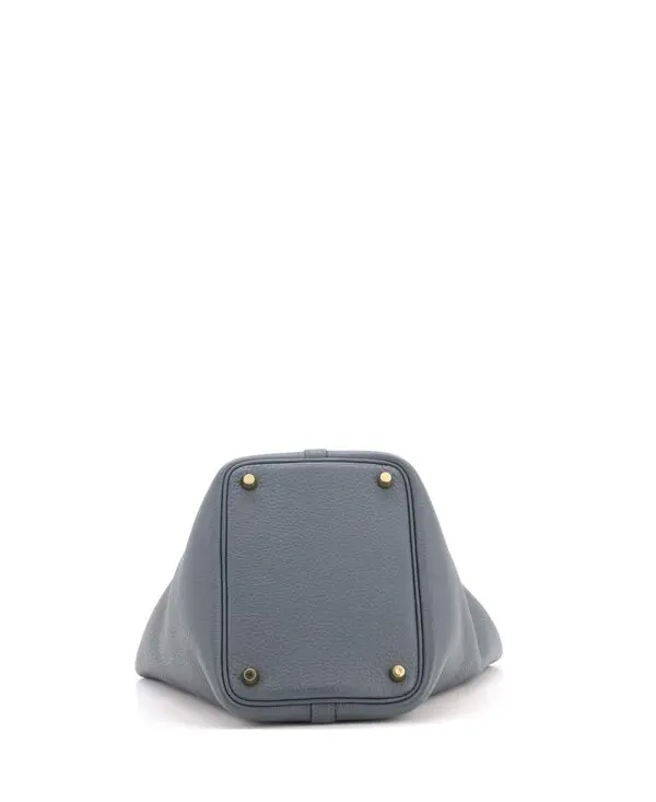 Hermès Pm Picotin Lock Bag Clemence - Blue