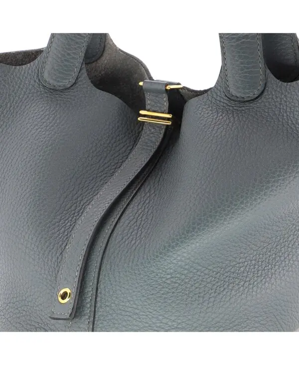 Hermès Pm Picotin Lock Bag Clemence - Blue