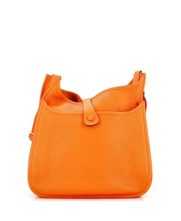Hermès Gm Evelyne Bag Gen Iii Clemence - Orange