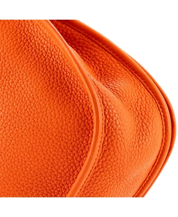 Hermès Gm Evelyne Bag Gen Iii Clemence - Orange