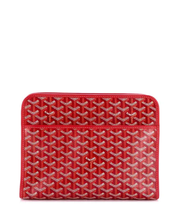 Goyard Jouvence Coated Canvas Toiletry Pouch - Red