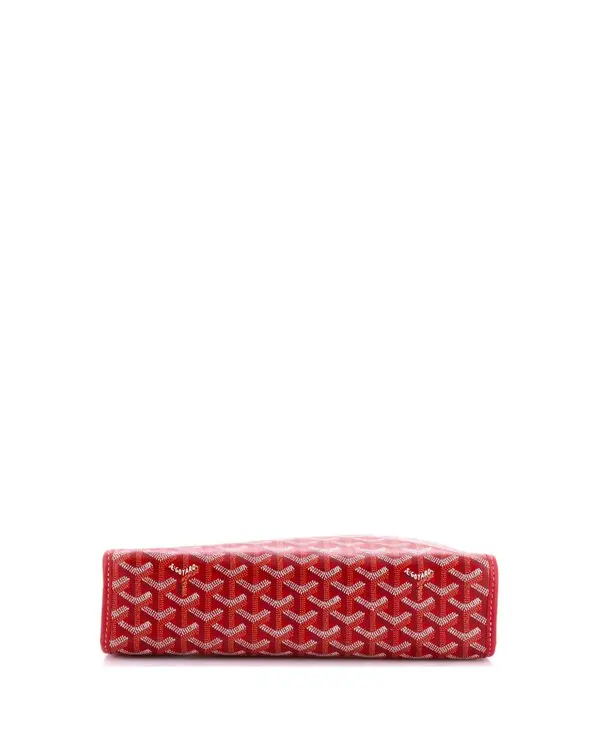 Goyard Jouvence Coated Canvas Toiletry Pouch - Red