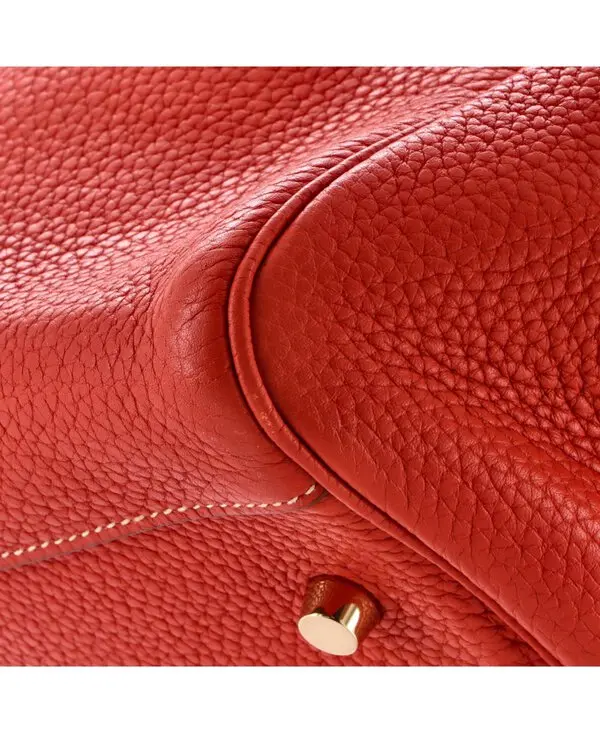 Hermès 34 Lindy Bag Clemence - Orange
