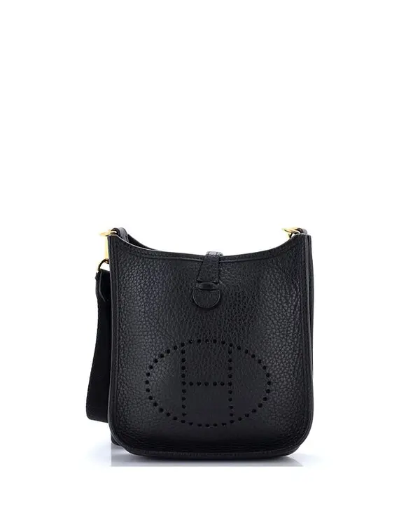 Hermès Tpm Evelyne Bag Gen Iii Clemence - Black