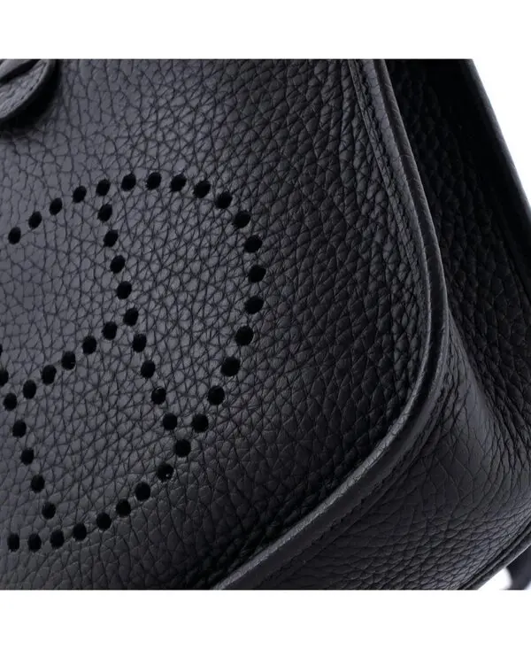 Hermès Tpm Evelyne Bag Gen Iii Clemence - Black