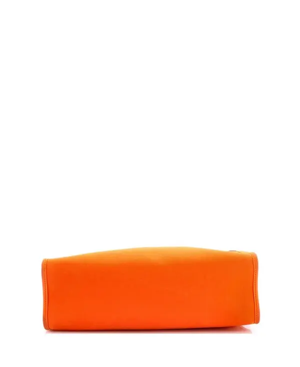 Hermès 31 Herbag Zip Leather And Toile