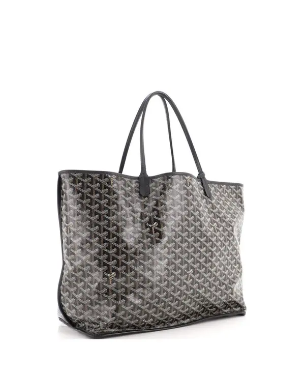 Goyard Gm Anjou Reversible Tote Coated Canvas - Black