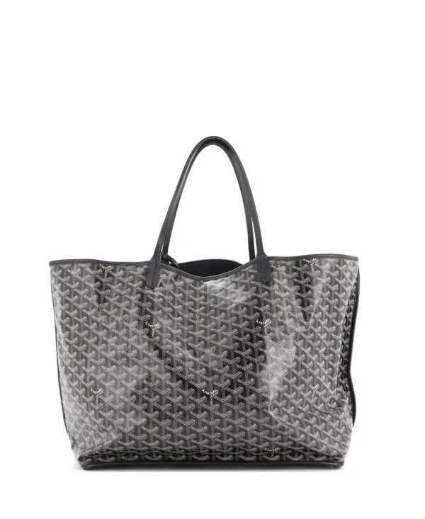 Goyard Gm Anjou Reversible Tote Coated Canvas - Black