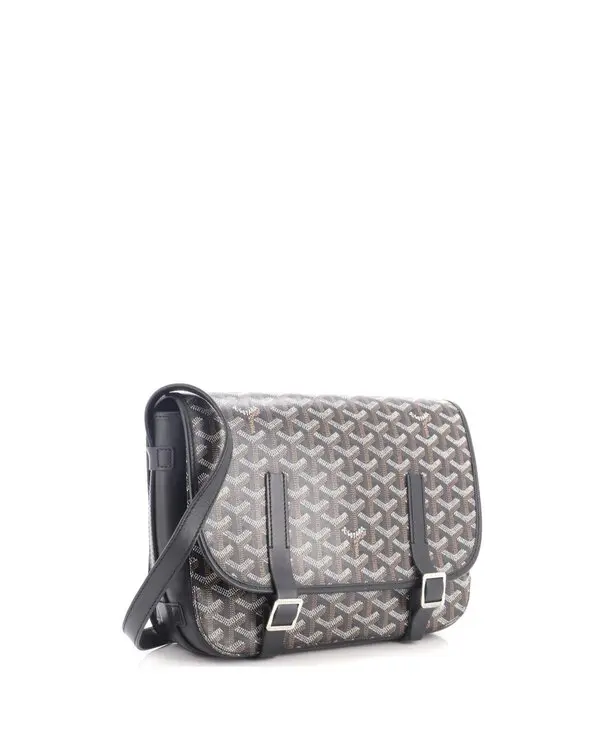 Goyard Mm Belvedere Messenger Bag Coated Canvas