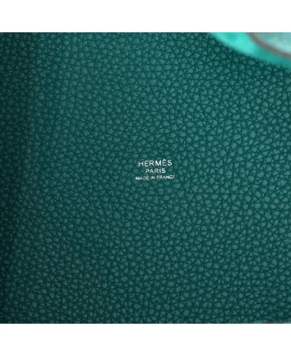 Hermès Mm Picotin Lock Bag Clemence - Blue