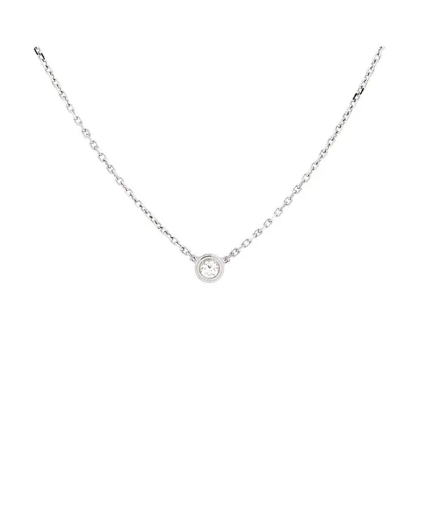 CARTIER Xs D'amour Pendant Necklace 18k Gold And Diamond, 16 - White
