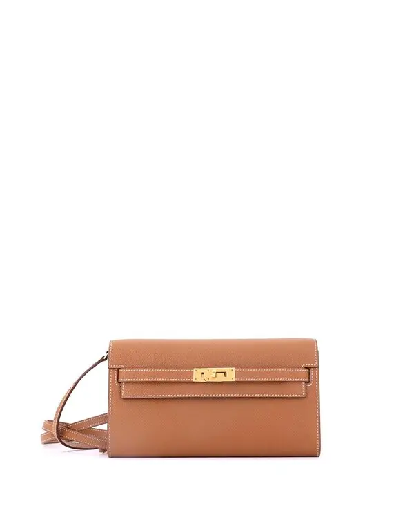 Hermès Kelly To Go Wallet Epsom - Brown