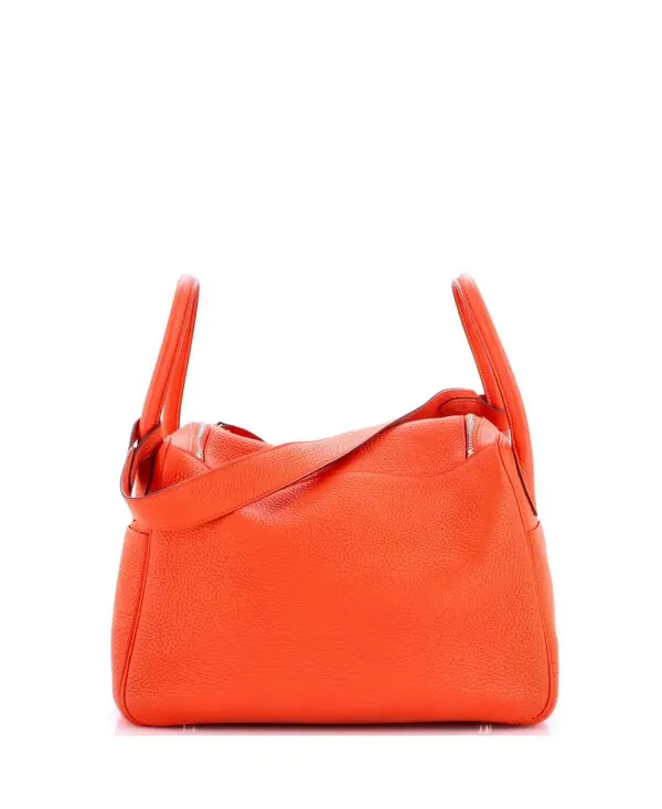 Hermès 30 Lindy Bag Clemence - Orange