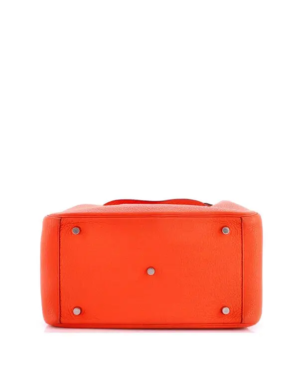 Hermès 30 Lindy Bag Clemence - Orange