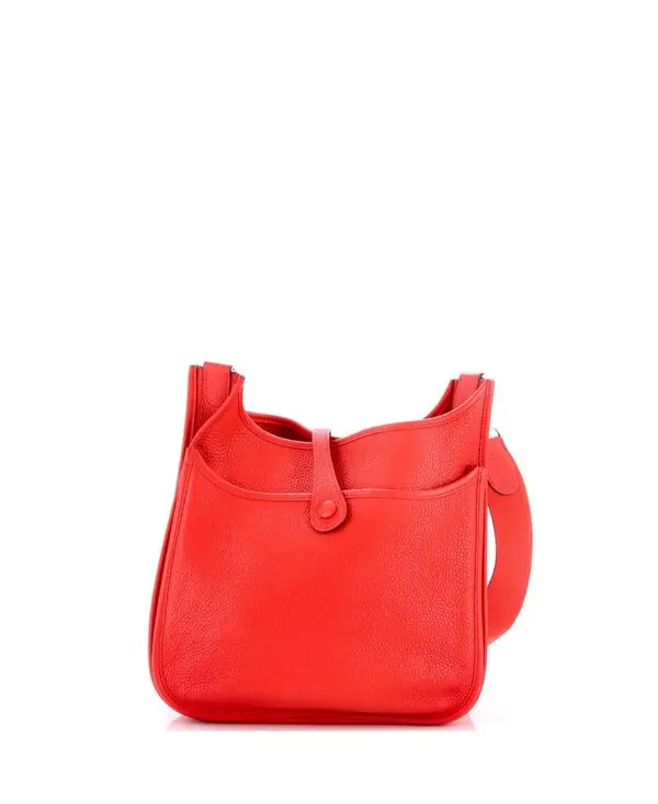 Hermès Pm Evelyne Bag Gen Iii Clemence - Red