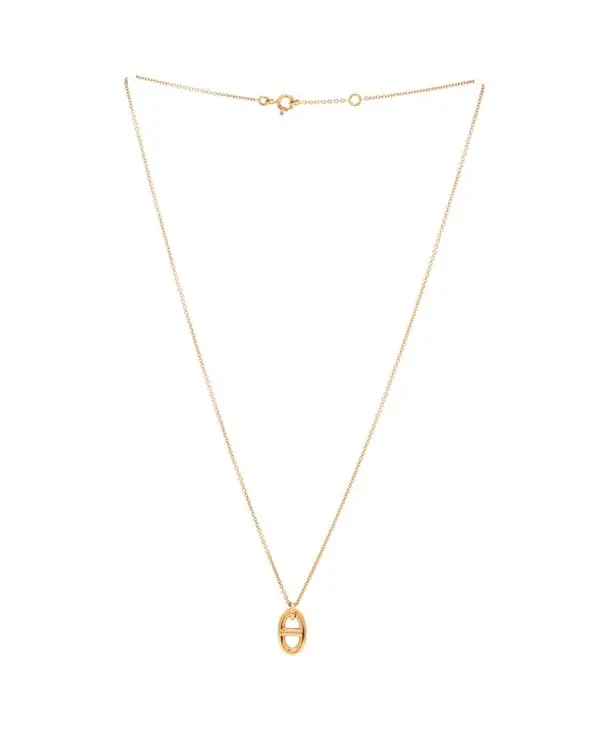 Hermès Small Farandole Pendant Necklace 18k Rose Gold, 16.5