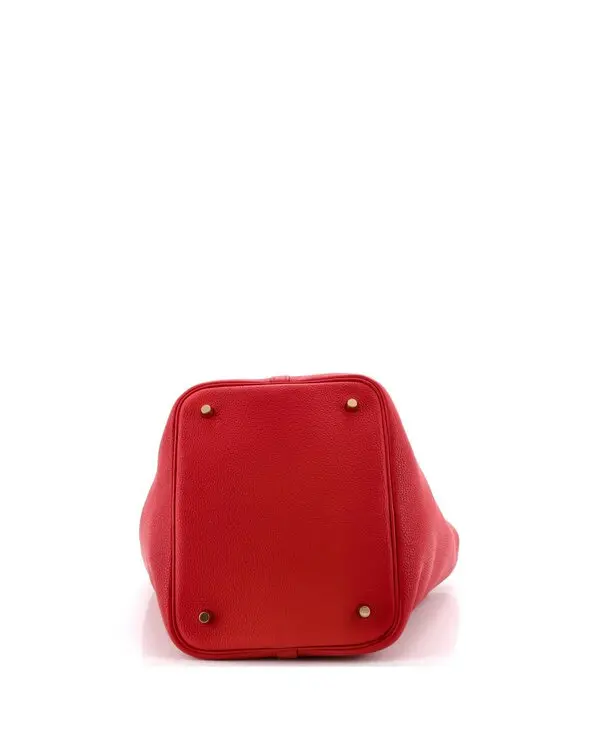 Hermès Mm Picotin Lock Bag Maurice - Red