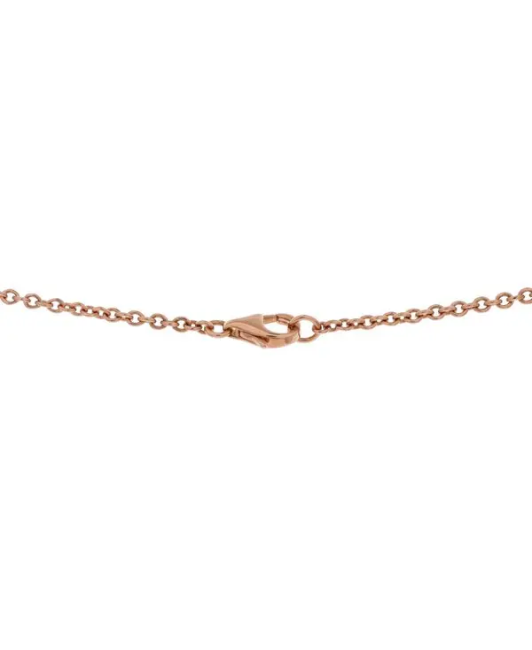 CARTIER Love Interlocking Necklace 18k Rose Gold, 17.25
