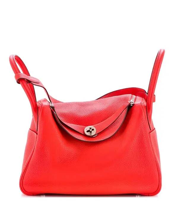 Hermès 30 Lindy Bag Clemence - Red