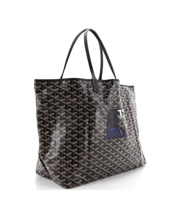Goyard Gm Saint Louis Tote Printed Coated Canvas