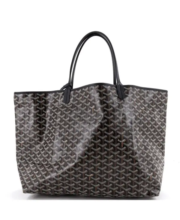 Goyard Gm Saint Louis Tote Printed Coated Canvas