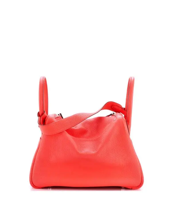 Hermès 30 Lindy Bag Clemence - Red
