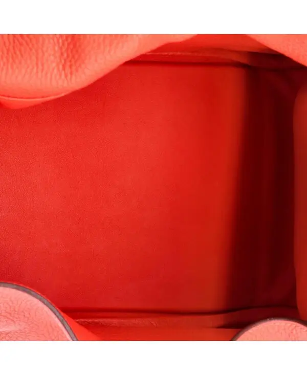 Hermès 30 Lindy Bag Clemence - Red
