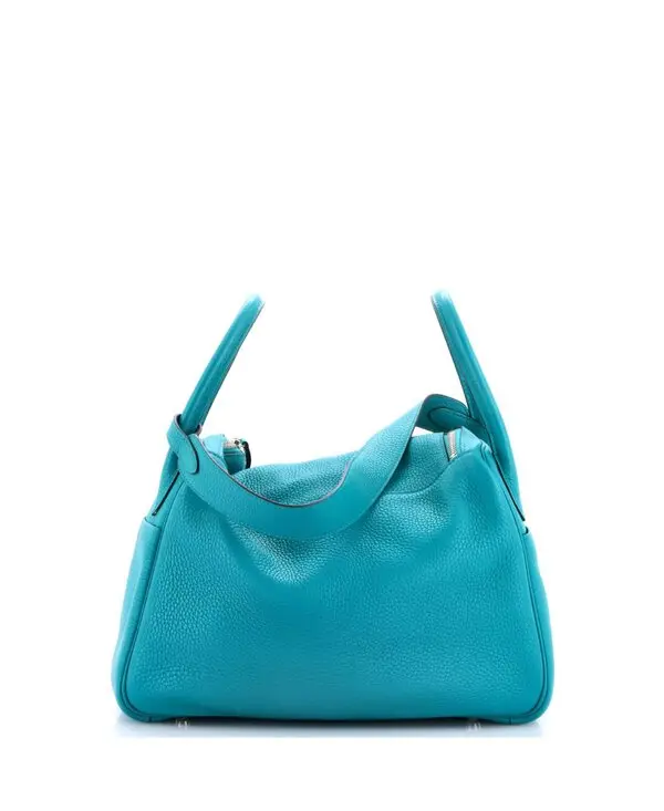 Hermès 30 Lindy Bag Clemence - Blue