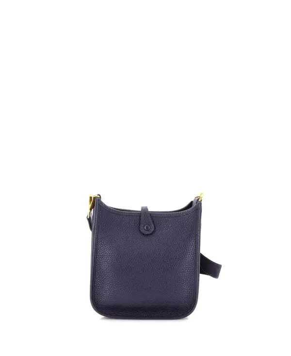 Hermès Tpm Evelyne Bag Gen Iii Clemence - Navy Blue
