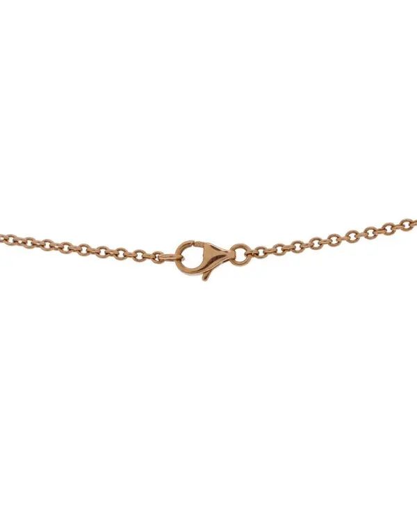 CARTIER Love Interlocking Necklace 18k Rose Gold, 17.25