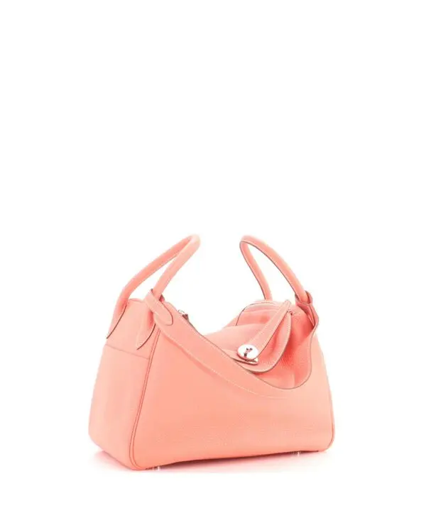 Hermès 30 Lindy Bag Clemence - Pink