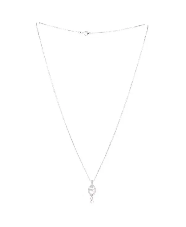 Hermès Farandole Pendant Necklace 18k Gold And Diamonds, 16