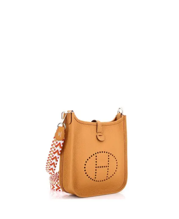 Hermès Tpm Evelyne Bag Gen Iii Clemence - Brown