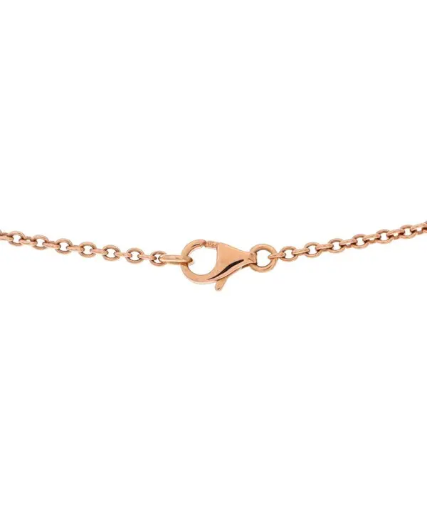 CARTIER Love Interlocking Necklace 18k Rose Gold, 17.25