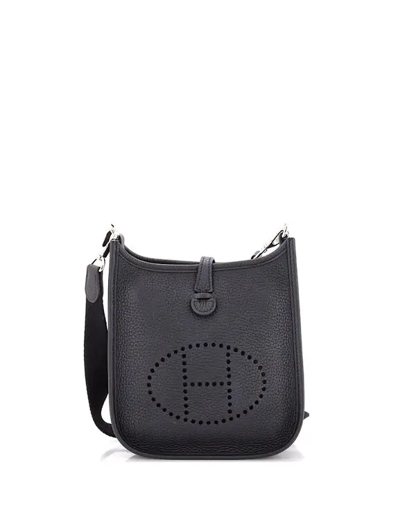 Hermès Tpm Evelyne Bag Gen Iii Clemence - Black