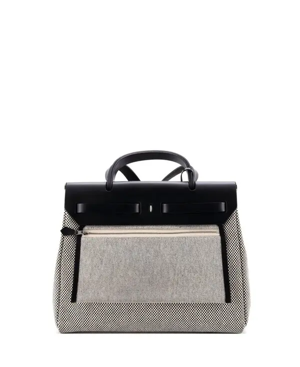 Hermès 31 Herbag Zip Criss Viking Toile And Leather