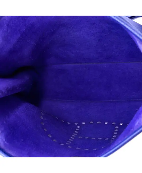 Hermès Gm Evelyne Bag Gen Iii Clemence - Blue