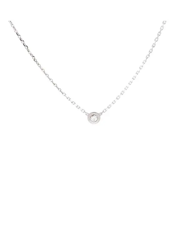 CARTIER Xs D'amour Pendant Necklace 18k Gold And Diamond, 16 - White