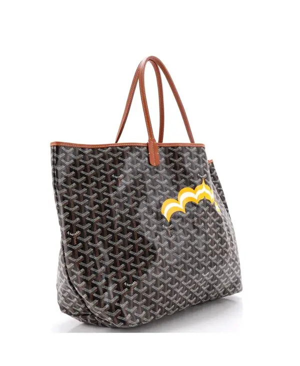 Goyard Gm Saint Louis Tote Printed Coated Canvas
