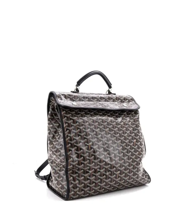 Goyard Saint Leger Briefcase Backpack Coated Canvas